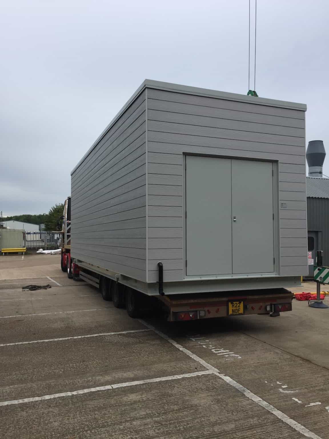 You can see the close up detail of the cement fibre based board ...